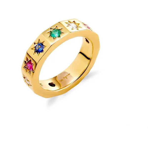 SYNA JEWELS Spectrum Star Band - Gold