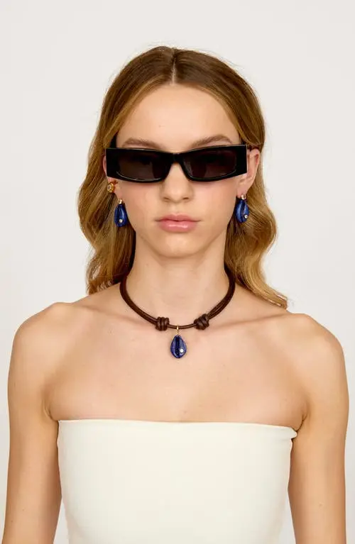 Éliou Cove Lazuli Cowrie Shell Pendant Necklace