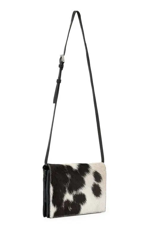 ALLSAINTS Uma Luxe Genuine Calf Hair Crossbody Bag