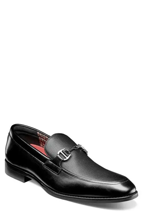 STACY ADAMS Lawton Moc Toe Slip-on - Black