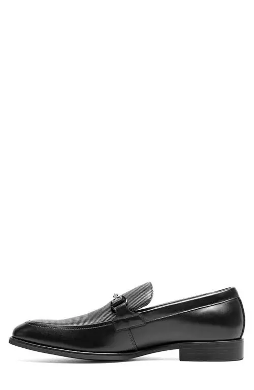STACY ADAMS Lawton Moc Toe Slip-on - Black