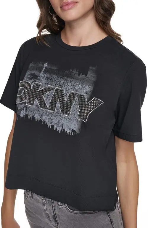 Dkny Washed City Graphic T-shirt