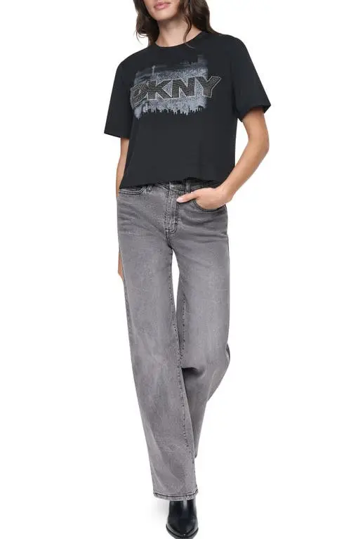 Dkny Washed City Graphic T-shirt