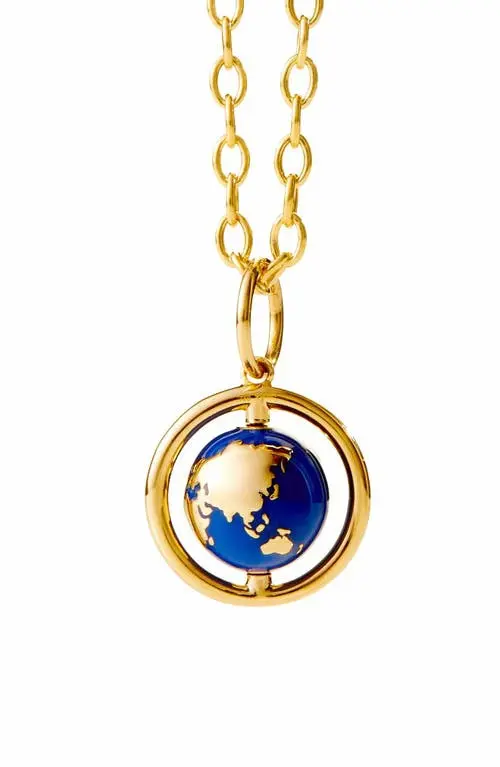 SYNA JEWELS Globetrotter Charm - Blue Enamel