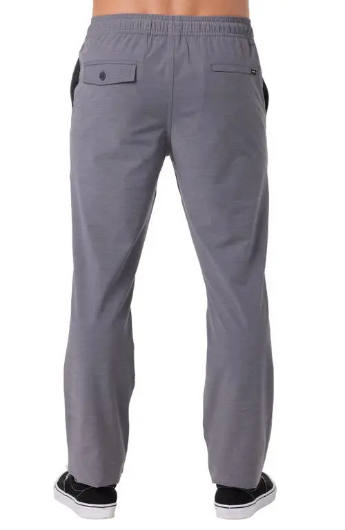O'Neill Venture Water Resistant Hybrid Elastic Waist Pants - Heather Grey