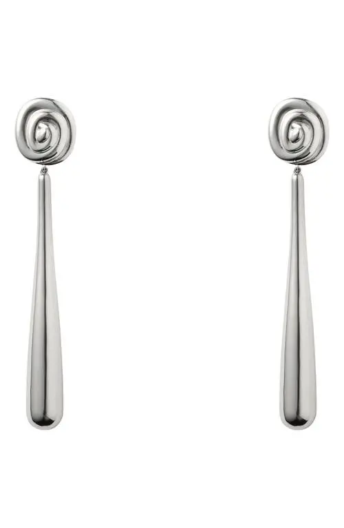 Éliou Onda Drop Earrings - Silver