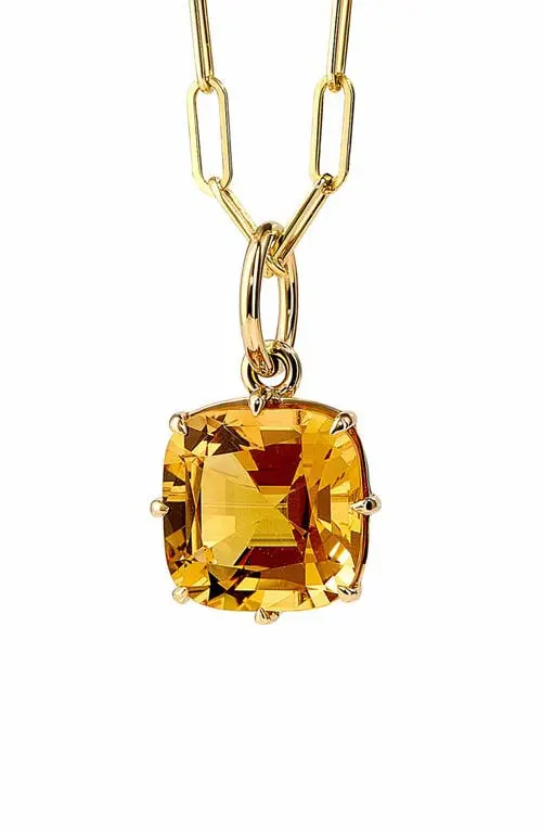SYNA JEWELS Cushion Charm - Citrine