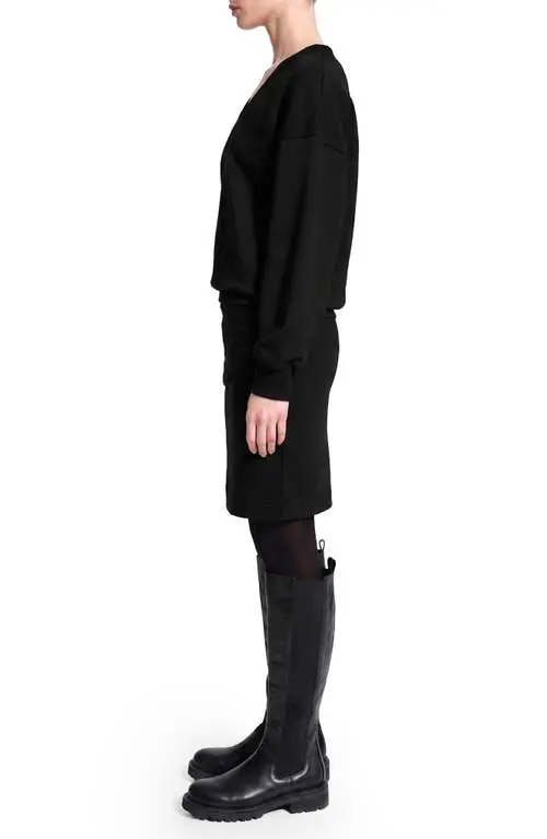 MARCELLA Mira V-neck Sweatshirt Dress