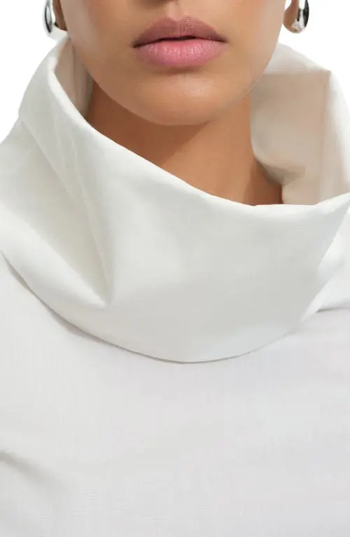 MARCELLA Atlantic Oversized Collar Top