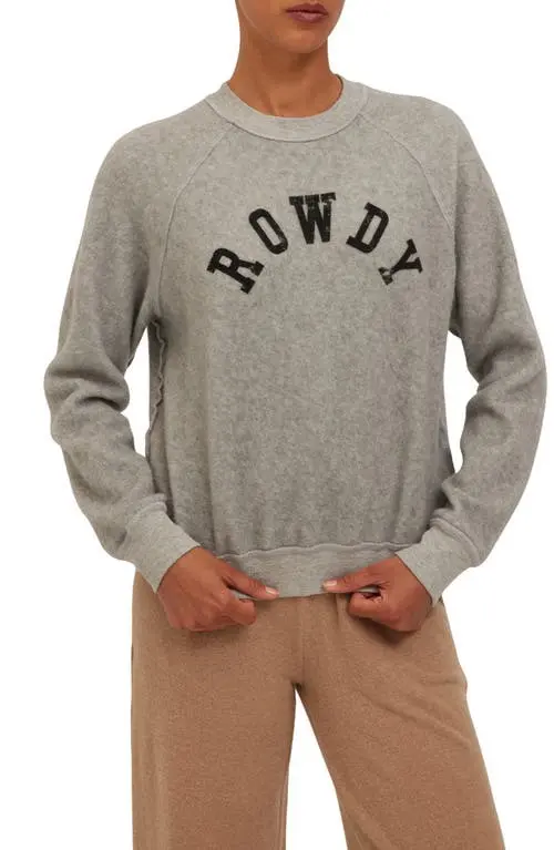 PROJECT SOCIAL T Rowdy Demure Reverse Graphic Sweatshirt
