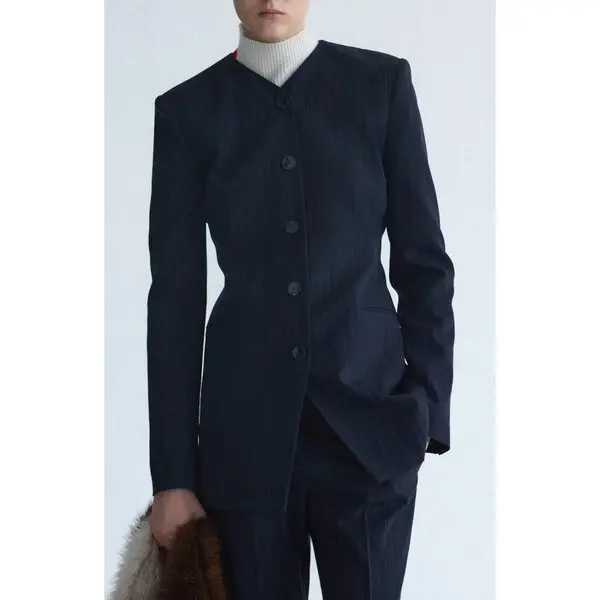 Mango Wool Blend Blazer