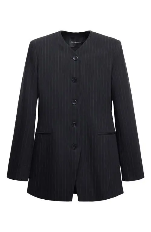 Mango Wool Blend Blazer