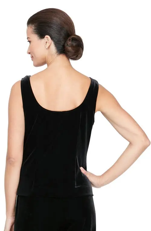 Alex Evenings Velvet & Satin Twinset