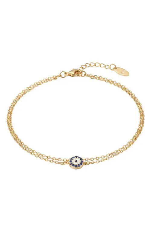 Argento Vivo Mia Evil Eye Anklet