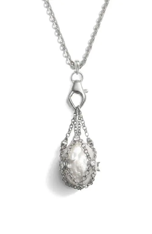 AWE INSPIRED Wishing Stone Pendant Necklace
