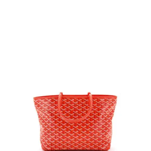 Goyard Artois Tote Coated Canvas Pm - Orange