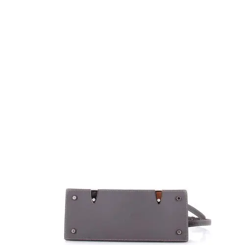 Goyard Saigon Top Handle Bag Coated Canvas With Leather Pm