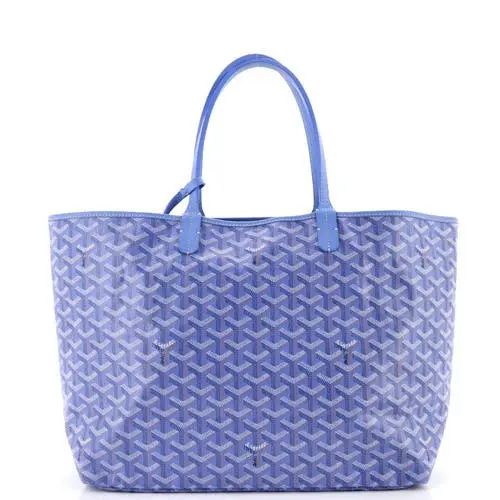 Goyard Saint Louis Reversible Tote Coated Canvas And Printed Canvas Pm - Blue