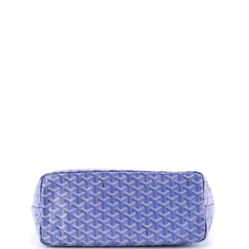 Goyard Saint Louis Reversible Tote Coated Canvas And Printed Canvas Pm - Blue