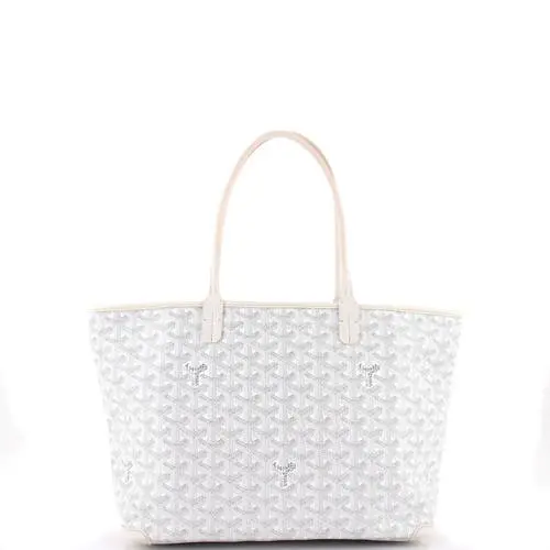 Goyard Artois Tote Coated Canvas Pm - White