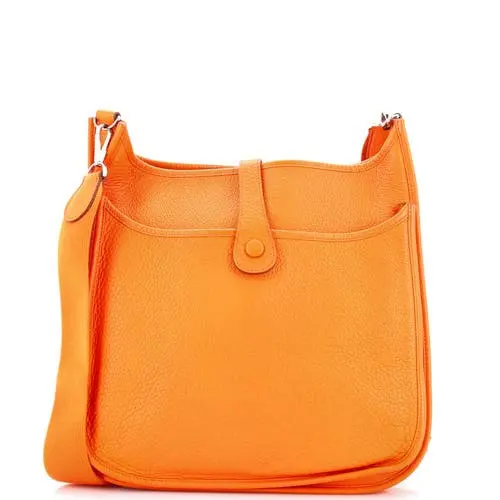 Hermès Evelyne Bag Gen Iii Clemence Gm - Orange