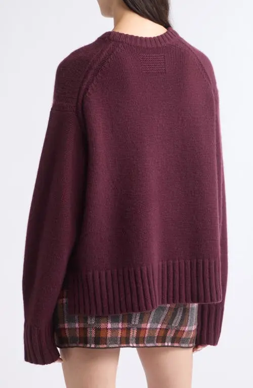 Guest In Residence Cozy Cashmere Crewneck Sweater - Fig