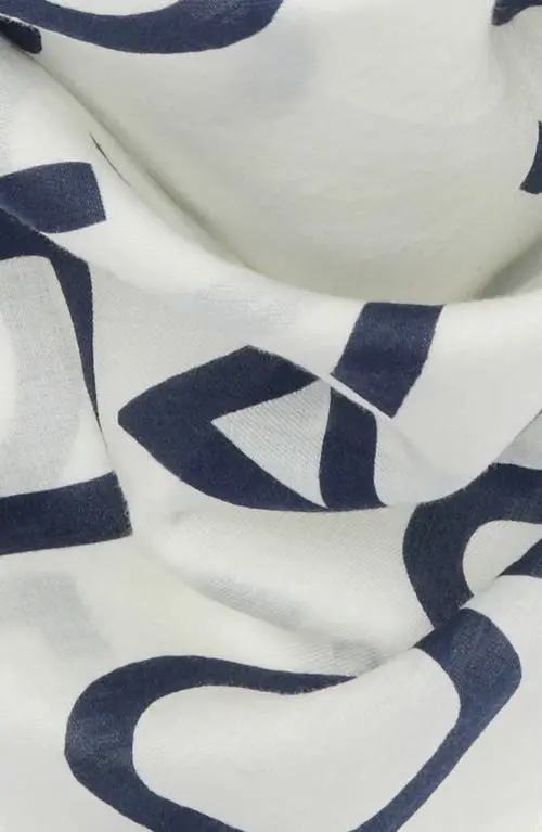 Clare V. Le Text Cotton Bandana