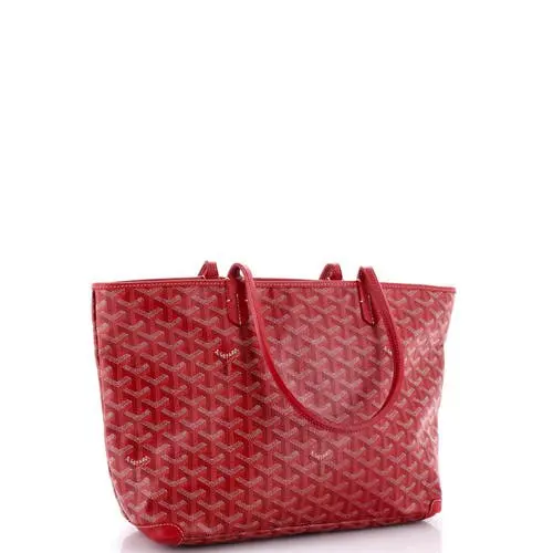 Goyard Artois Tote Coated Canvas Pm - Red