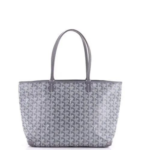 Goyard Artois Tote Coated Canvas Pm - Grey