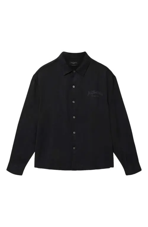 ALLSAINTS Soul Long Sleeve Lyocell Shirt