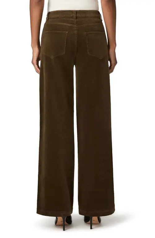 Paige Anessa Stitch High Waist Wide Leg Jeans