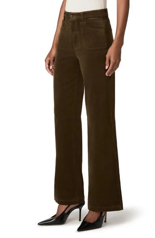 Paige Anessa Stitch High Waist Wide Leg Jeans