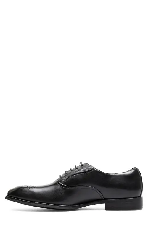 STACY ADAMS Langford Leather Oxford - Black