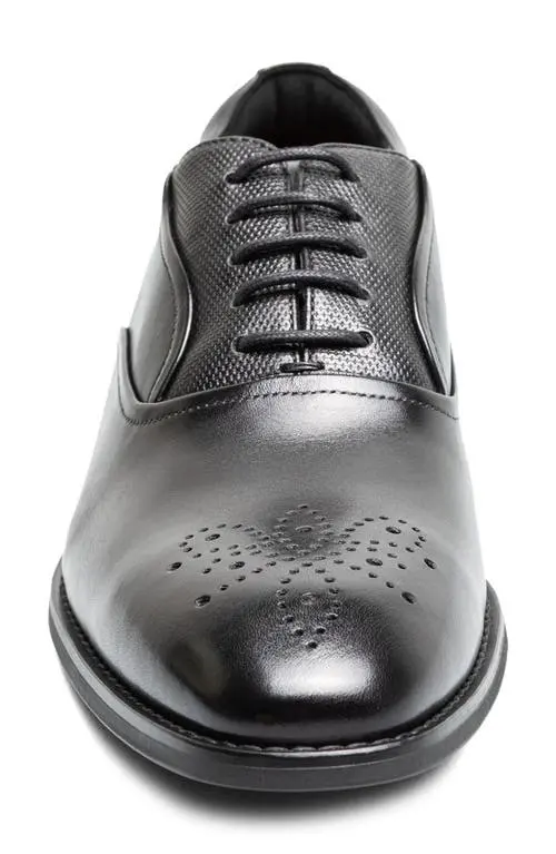 STACY ADAMS Langford Leather Oxford - Black