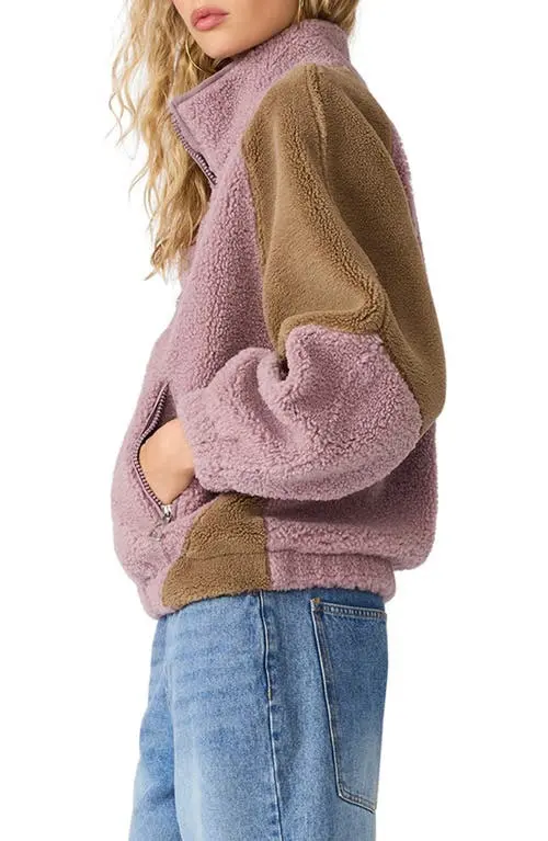 Steve Madden Nina Faux Fur Sherpa Jacket