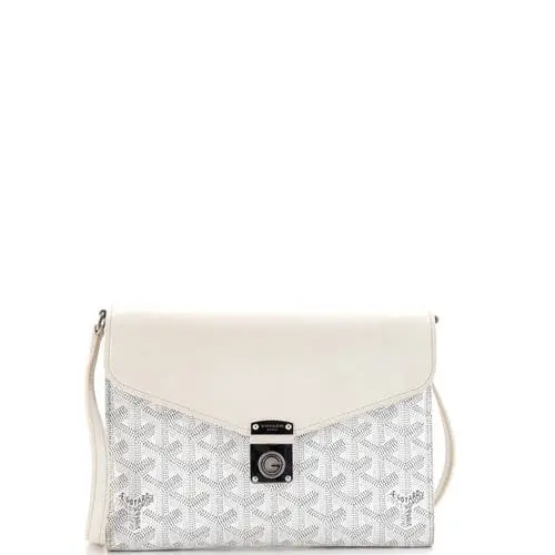 Goyard Chypre Wallet On Strap Coated Canvas With Leather
