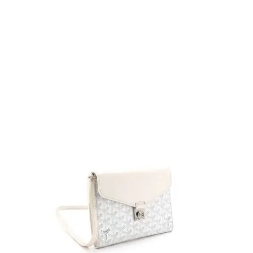 Goyard Chypre Wallet On Strap Coated Canvas With Leather