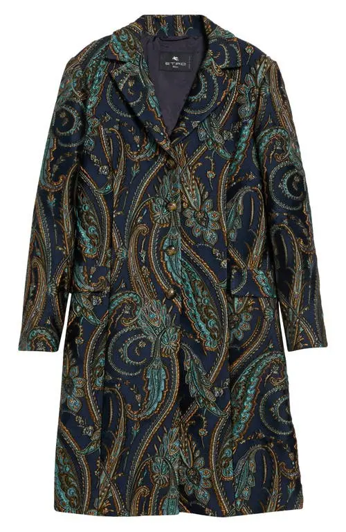Etro Paisley Jacquard Coat