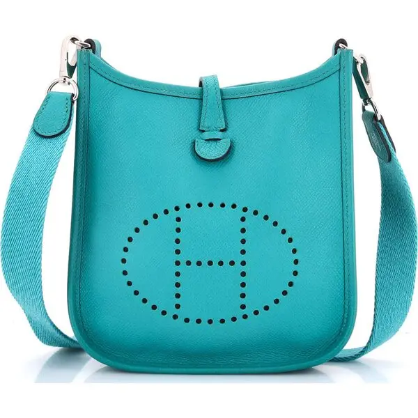 Hermès Evelyne Bag Gen Iii Epsom Tpm - Blue