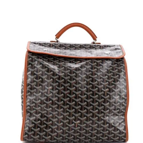 Goyard Saint Leger Briefcase Backpack Coated Canvas