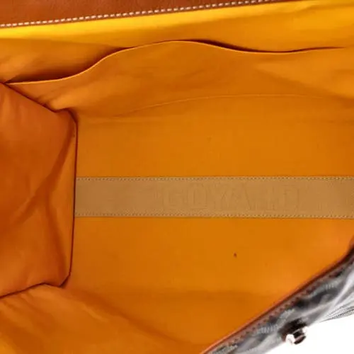 Goyard Saint Leger Briefcase Backpack Coated Canvas