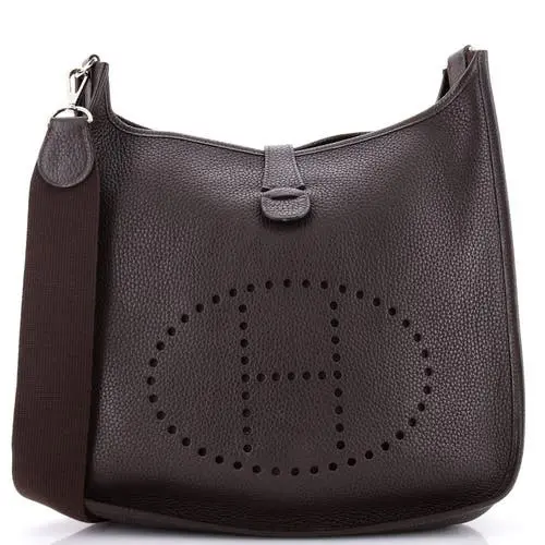 Hermès Evelyne Bag Gen Ii Clemence Gm - Brown