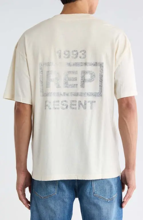 REPRESENT Reverse Resent Oversize Cotton & Hemp Graphic T-shirt