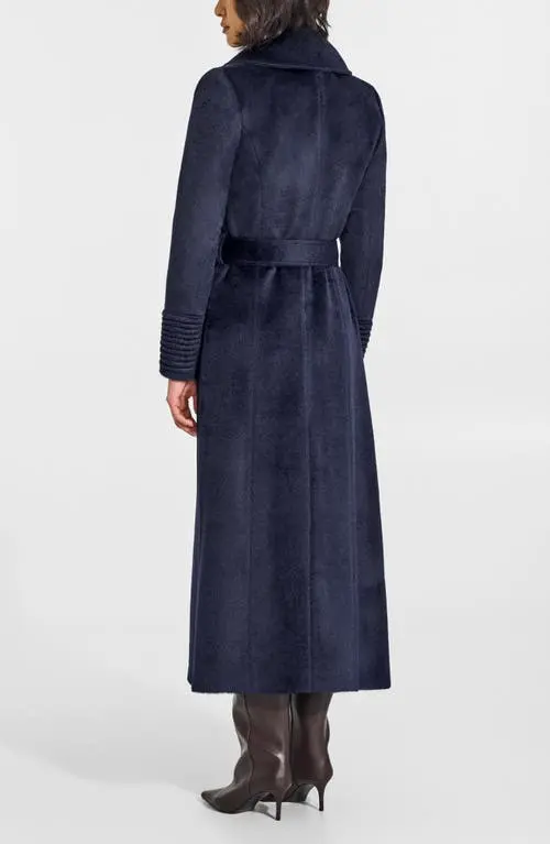 Sentaler Maxi Notch Wrap Coat With Suri Alpaca