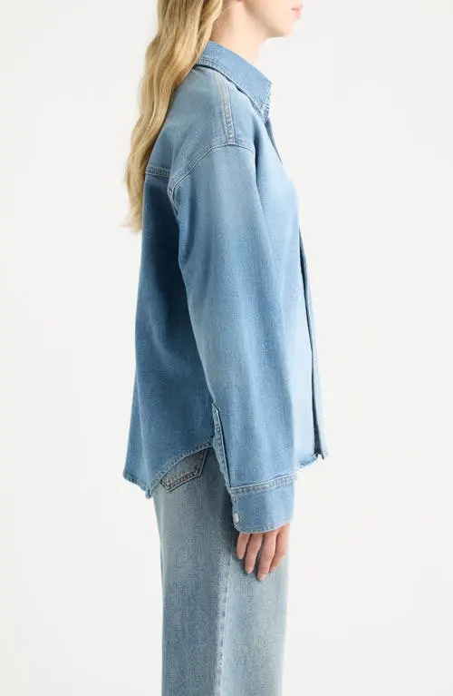 Warp + Weft Chi Town Denim Shacket