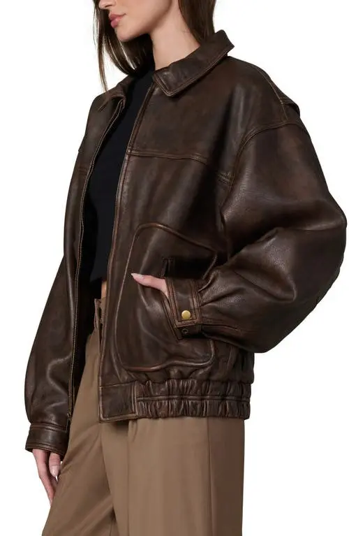Joe's Jeans The Luca Leather Bomber Jacket