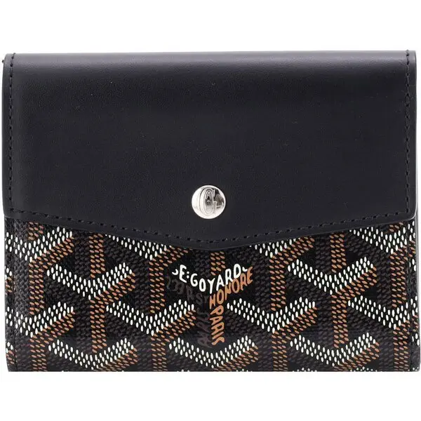 Goyard Saint Gabriel Wallet Coated Canvas And Leather Compact