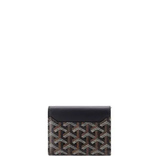 Goyard Saint Gabriel Wallet Coated Canvas And Leather Compact