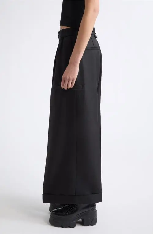 MELITTA BAUMEISTER Pointy Tailored Twill Wide Leg Pants