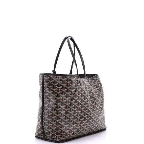 Goyard Anjou Reversible Tote Coated Canvas Pm - Black